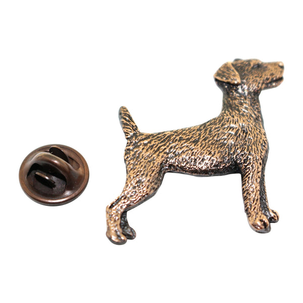 Jack Russell Terrier Pin ~ Antiqued Copper ~ Lapel Pin ~ Sarah's Treats ...