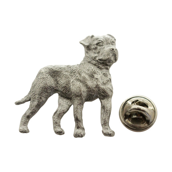 American Bulldog Pin ~ Antiqued Pewter ~ Lapel Pin ~ Sarah's Treats ...