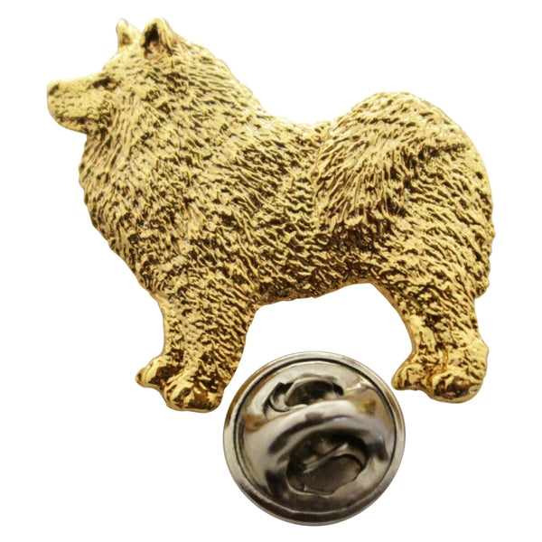 Samoyed Pin ~ 24K Gold ~ Lapel Pin ~ Sarah's Treats & Treasures