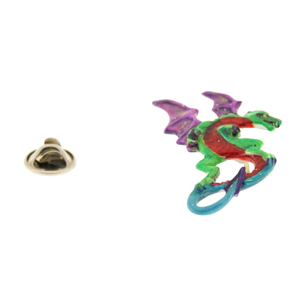 Medieval Dragon Pin ~ Hand Painted ~ Lapel Pin ~ Sarah's Treats & Treasures