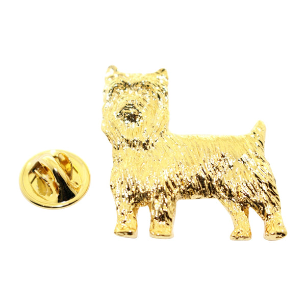 Yorkshire Terrier or Yorkie Pin ~ 24K Gold ~ Lapel Pin ~ Sarah's Treats ...