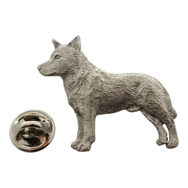 Australian Cattle Dog Pin ~ Antiqued Pewter ~ Lapel Pin ~ Sarah's ...