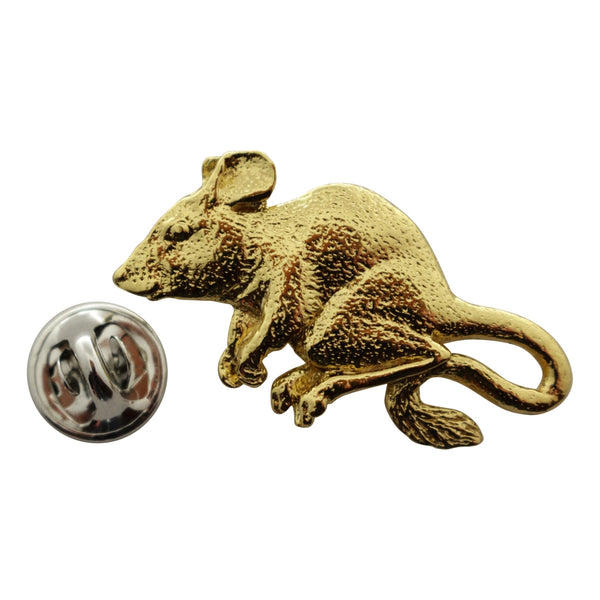 Mouse Pin ~ 24K Gold ~ Lapel Pin ~ Sarah's Treats & Treasures