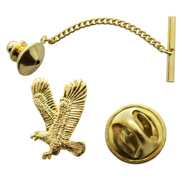 24K Gold Plated Tie Tacks ~ Hand Crafted Art - Sarah's Treats & Treasures