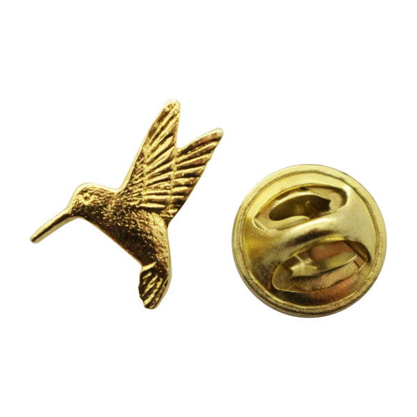 Hummingbird Mini Pin ~ 24K Gold ~ Miniature Lapel Pin ~ Sarah's Treats ...