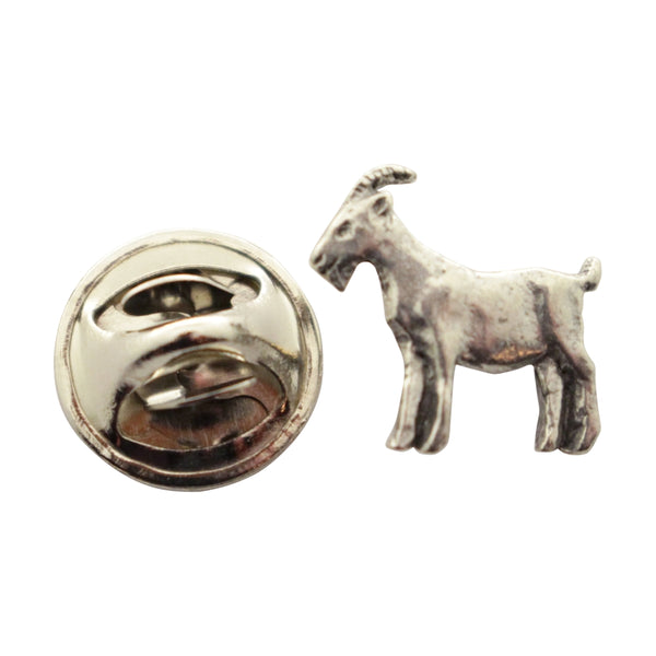 Goat Mini Pin ~ Antiqued Pewter ~ Miniature Lapel Pin ~ Sarah's Treats ...