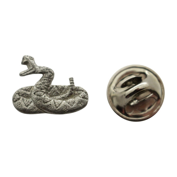 Rattlesnake Mini Pin ~ Antiqued Pewter ~ Miniature Lapel Pin ~ Sarah's ...